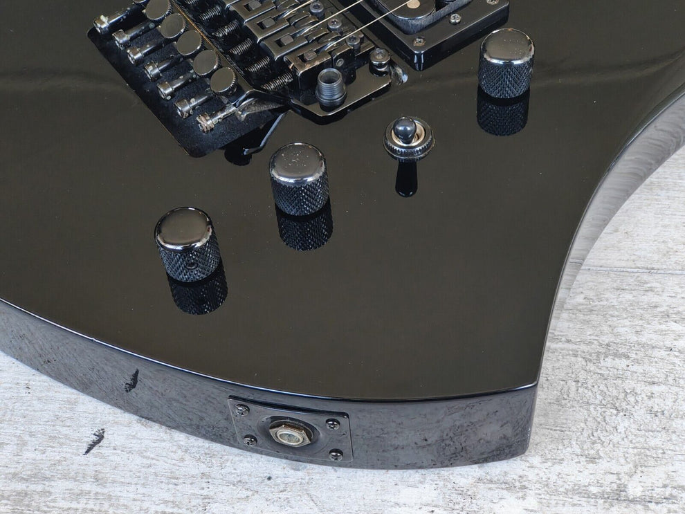 B.C Rich Mockingbird N7 7-String w/Floyd Rose (Black) – Cool Old Guitars