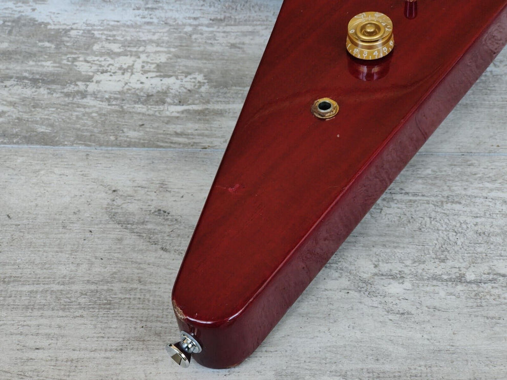 1997 Greco Japan GV-90MH Neckthrough Flying V (Cherry Red) – Cool Old ...