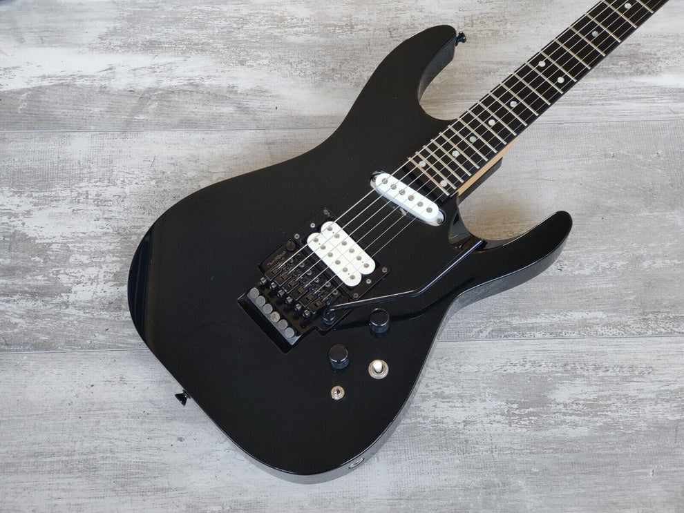 1994 Kramer Japan Proaxe Custom HS Superstrat (Black) – Cool Old Guitars