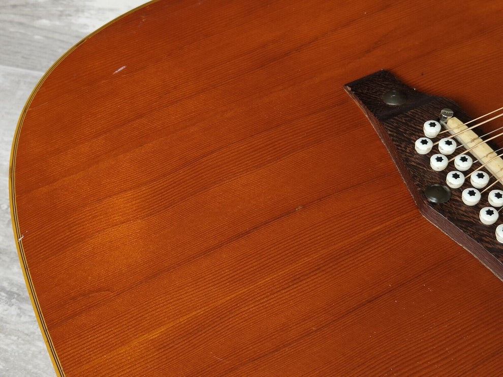 1970's EKO Ranger 12 Vintage 12-String Acoustic Guitar (Natural) – Cool ...