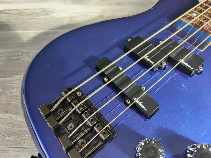 1990's Grover Jackson PJ Bass (Blue) – Cool Old Guitars