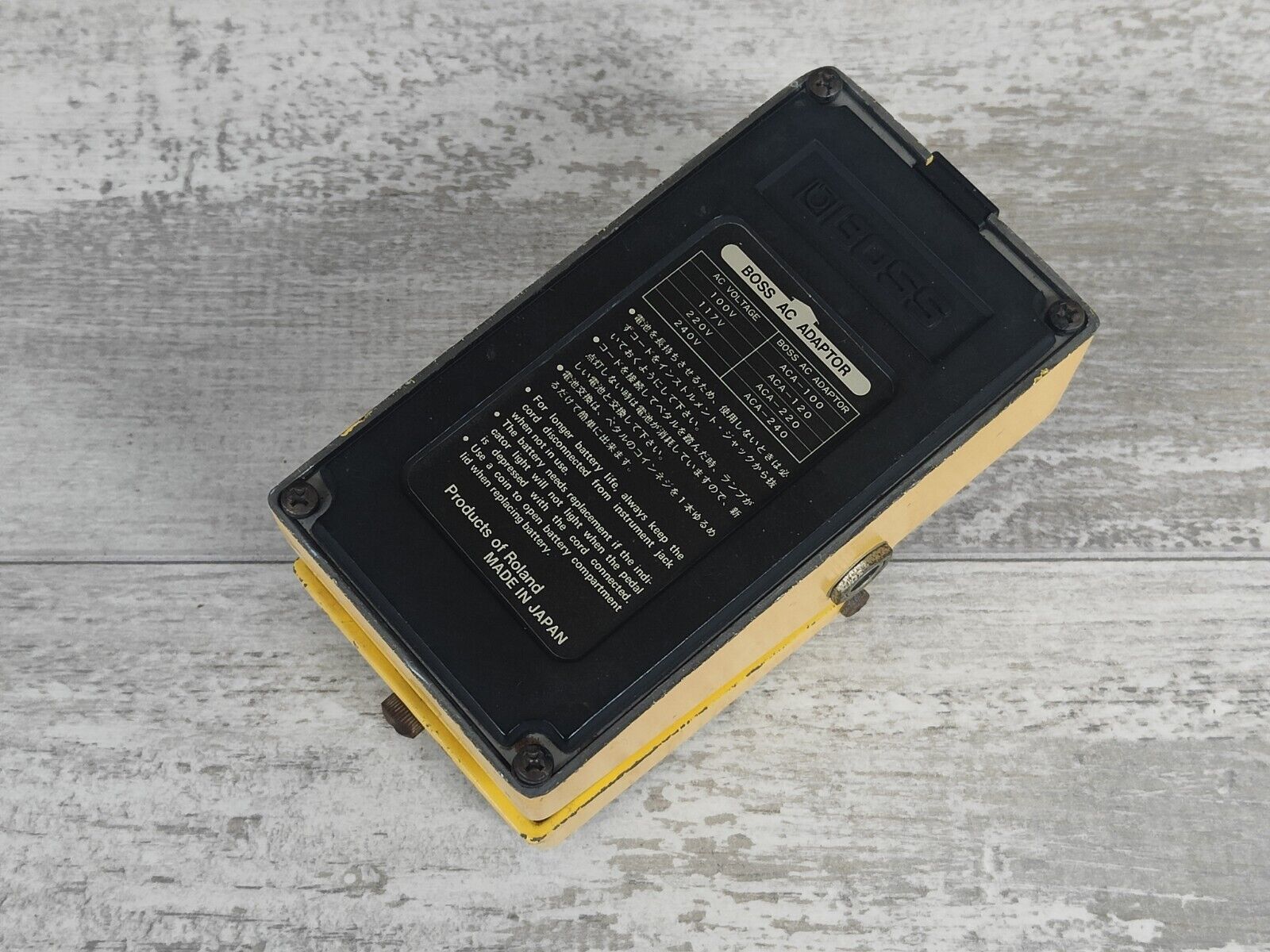 1980 Boss OD-1 Overdrive Japan Vintage Silver Screw Effects Pedal ...