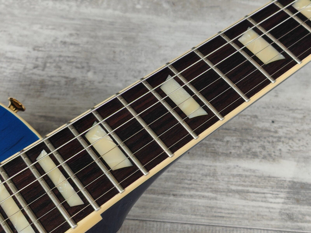 2021 FGN (Fujigen) NLS10RMPTB Neo Classic Series Les Paul (Blue Burst ...