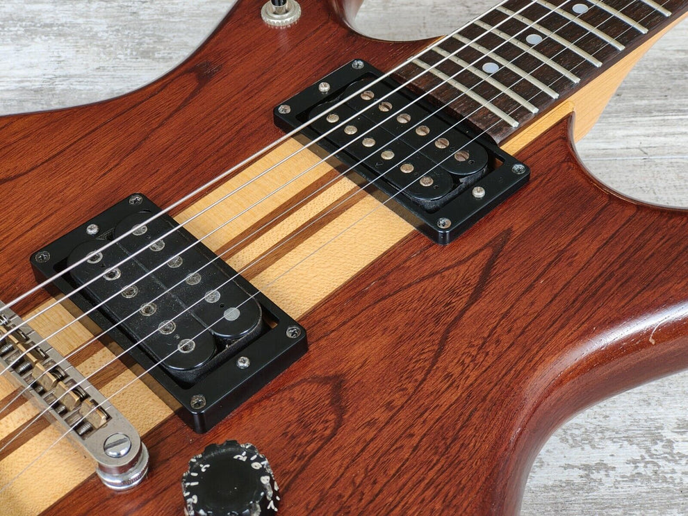 1983 Vantage Japan VS695 Double Cutaway (Brown) – Cool Old Guitars