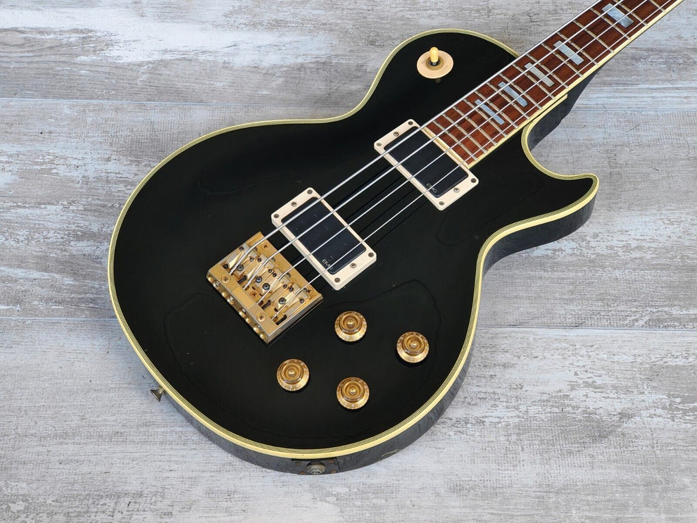 1992 Greco Japan EGB-850 Les Paul Custom Short Scale Bass w/EMG's (Ebo – Cool Old Guitars